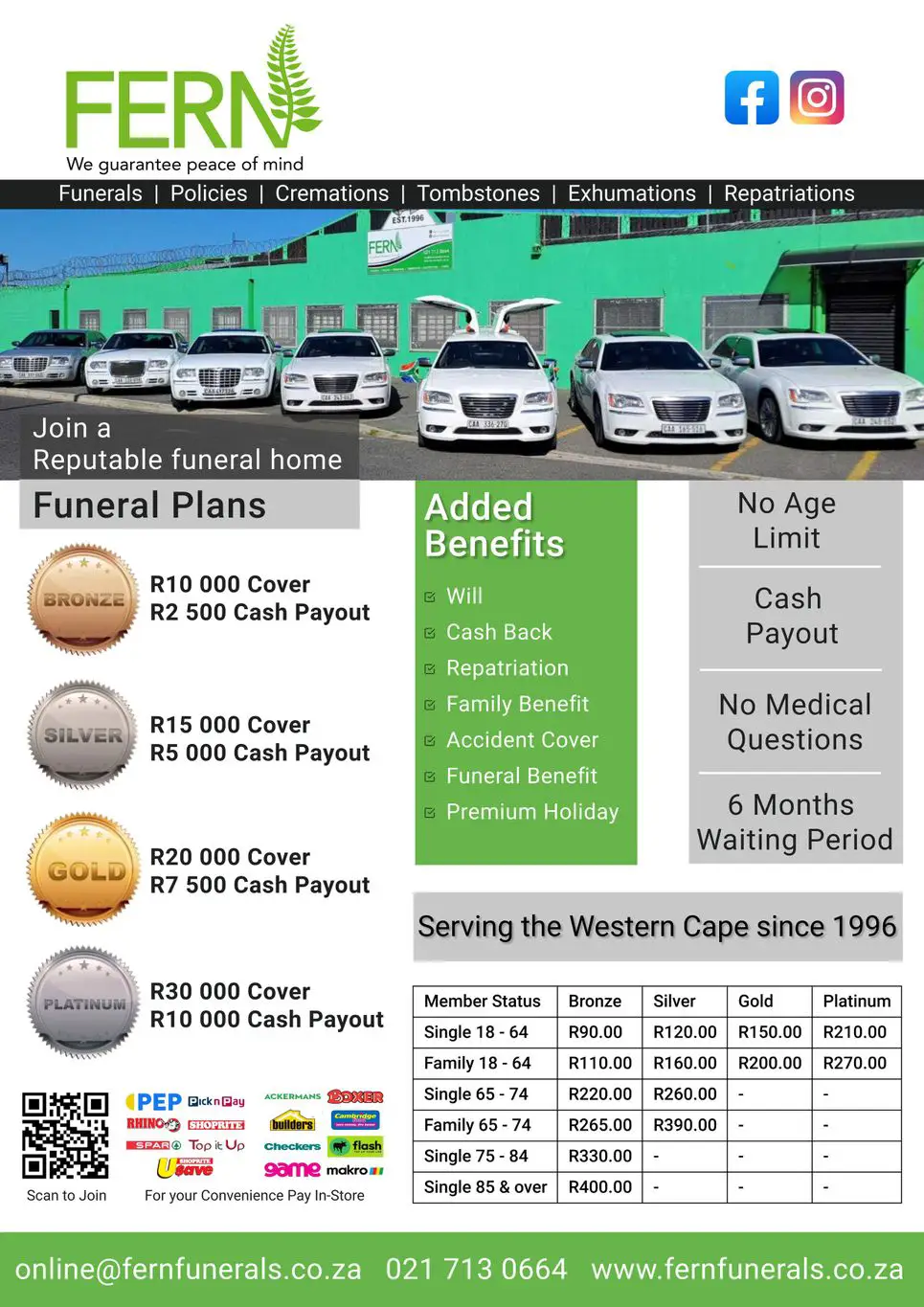 Policies - Fern Funerals